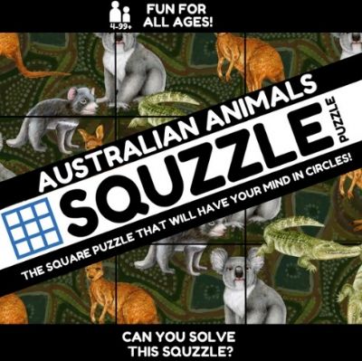 Squzzle Puzzle Australian Animals – Style and Leaf Co