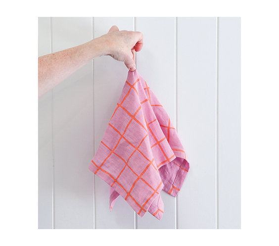 Wobbly Check Napkins - Set of 4 – Style and Leaf Co