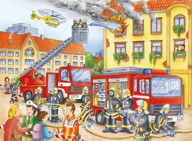 Ravensburger Puzzle - Fire Brigade 3x49pcs – Style and Leaf Co