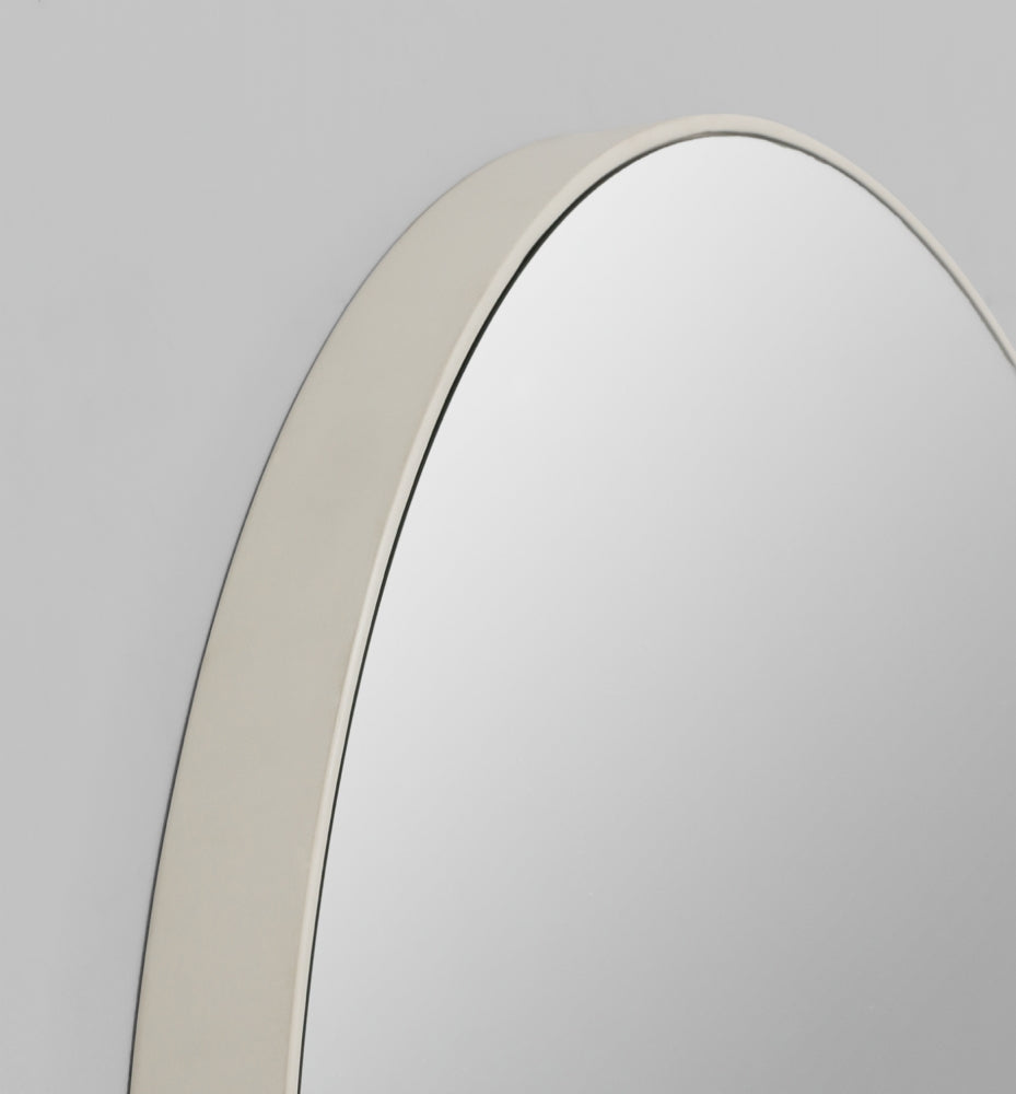 Flynn Round Mirror Grey (Various Sizes) – Style and Leaf Co