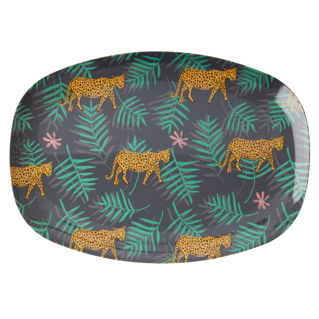 Leopard and Leaf Plate – Style and Leaf Co